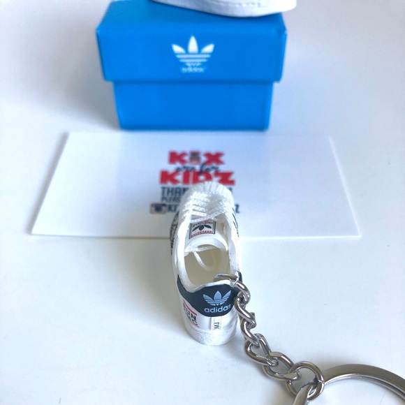 Accessories | Adidas Shell Toe 3d Mini Sneaker Keychain | Poshmark